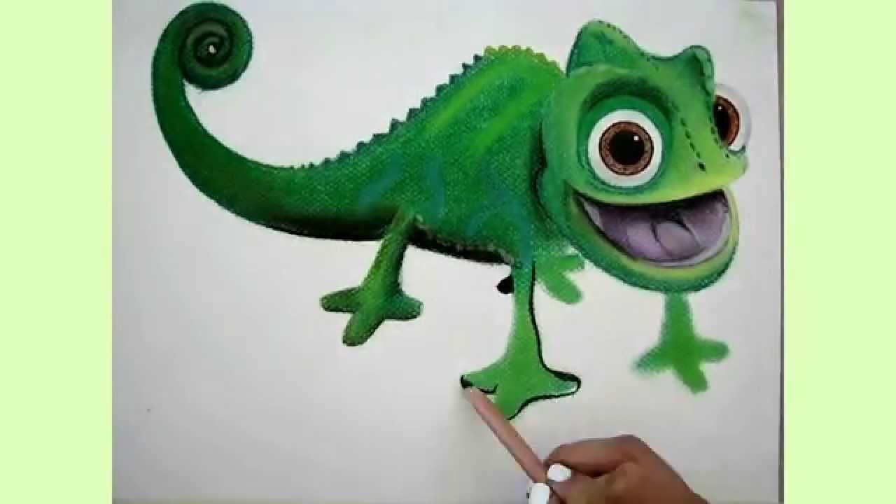 Speed Drawing - PASCAL (Rapunzel)