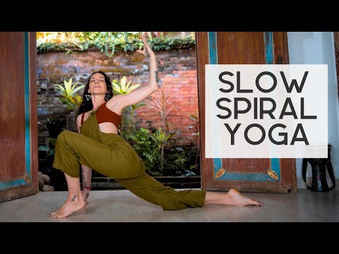 25 min Slow Spiral Yoga | Spinal Embodiment 💚