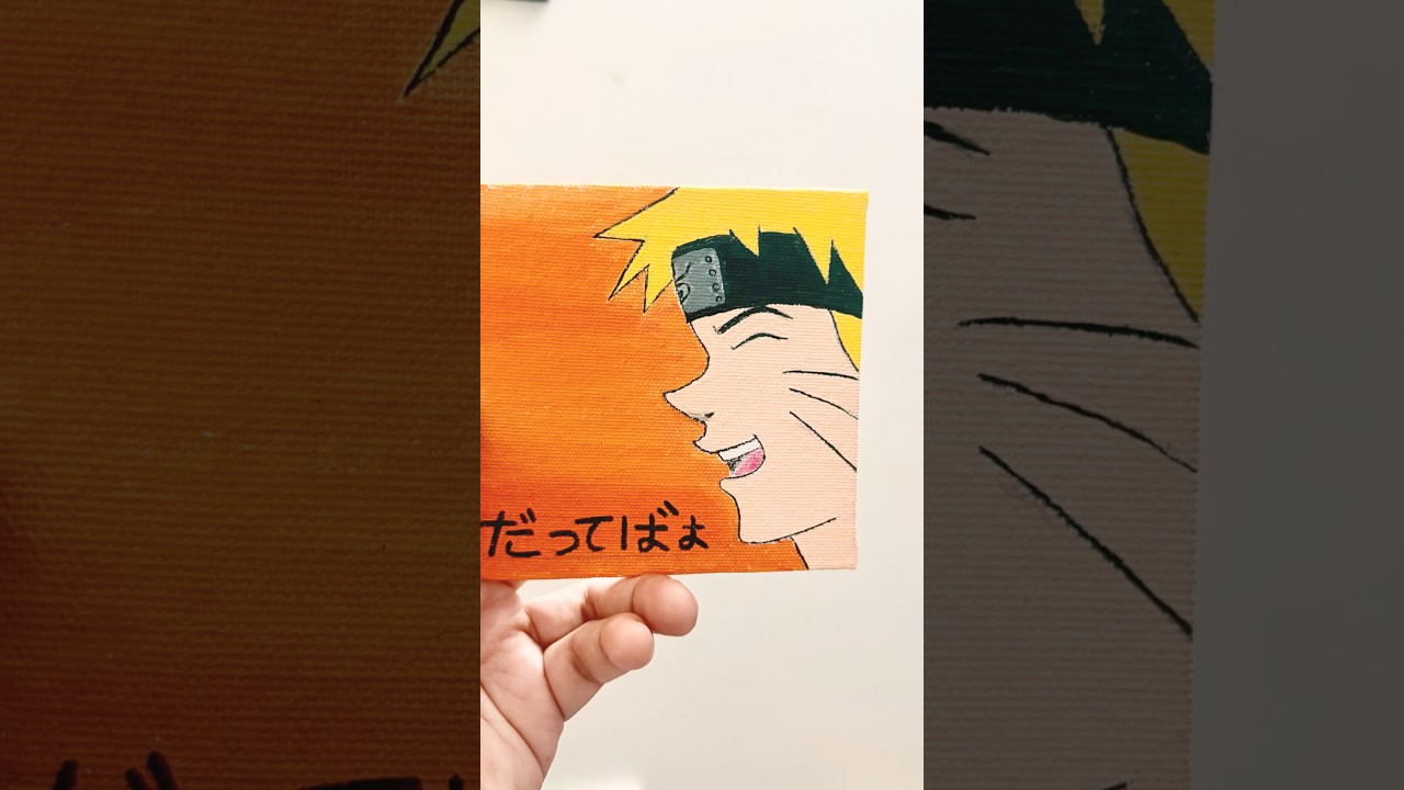 Creatin Naruto’s energy in every stroke! 🍥🔥 #Naruto #NarutoArt #AnimePainting #Shorts #fanart