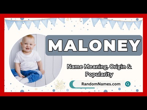 Maloney - Baby Boy Name Meaning, Origin & Popularity - RandomNames.com