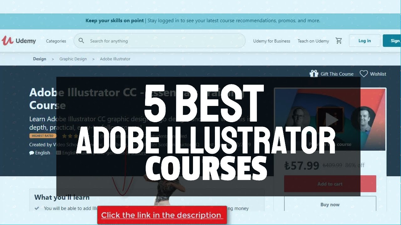 5 Best Adobe Illustrator Courses Udemy (98.1% Success!)