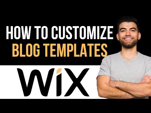 ✅ How to customize Wix blog templates (Full Guide)