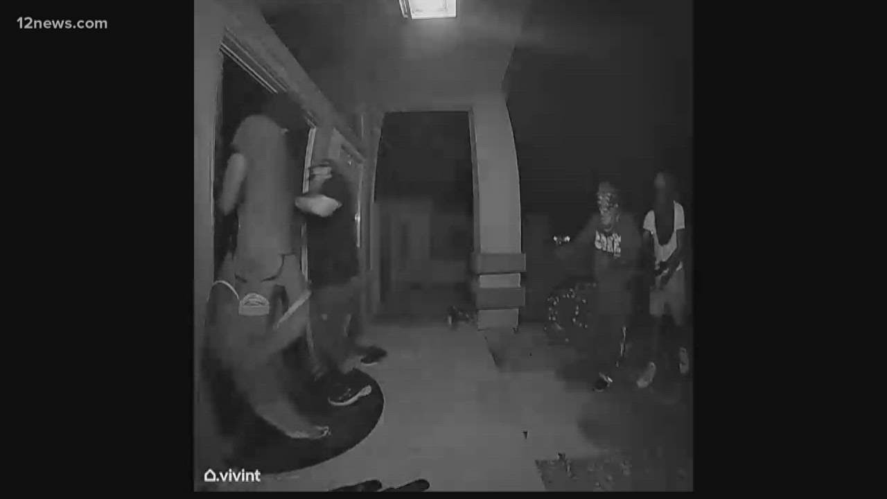 Phoenix homeowner fires gun at robbery suspects breaking into home