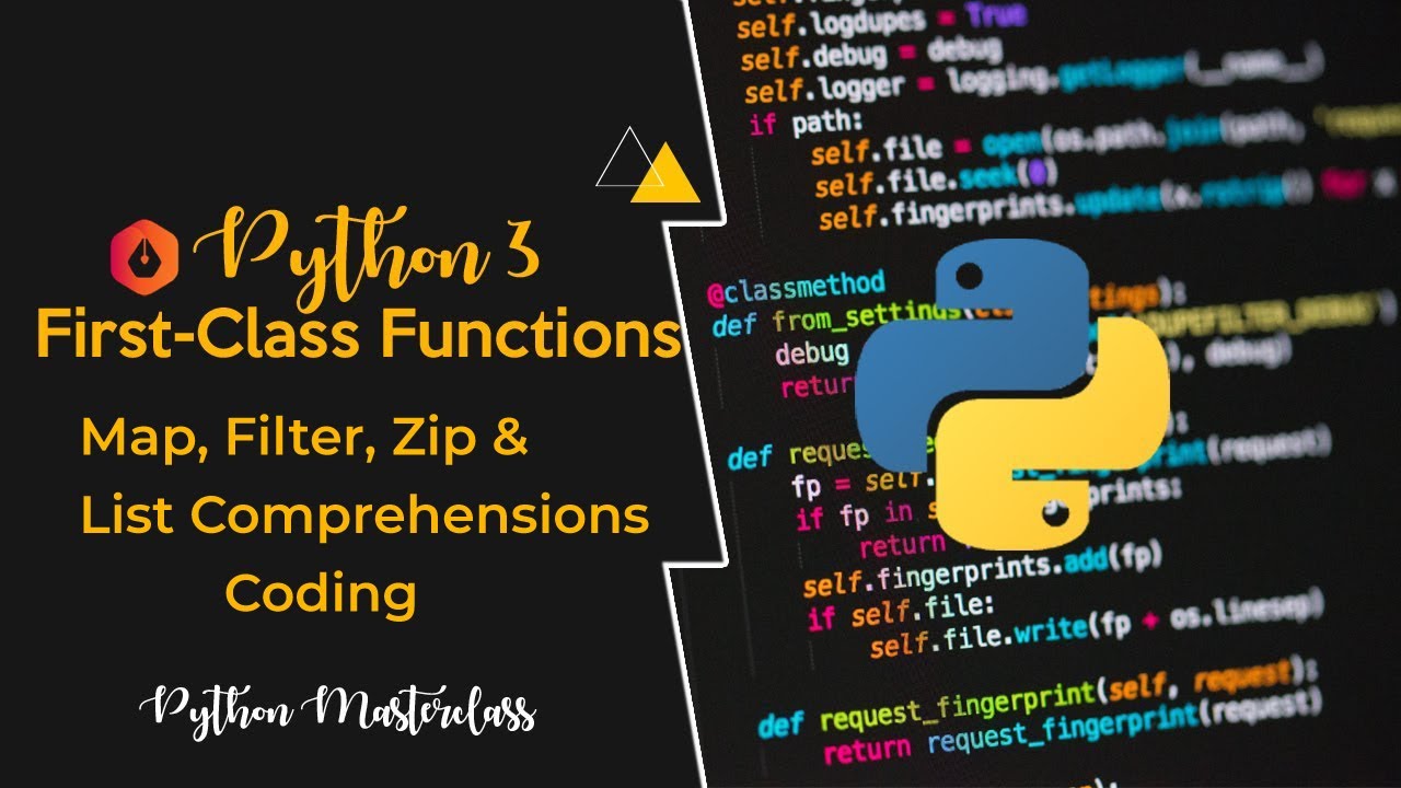 5.12 - Map, Filter, Zip and List Comprehensions in Python || Coding