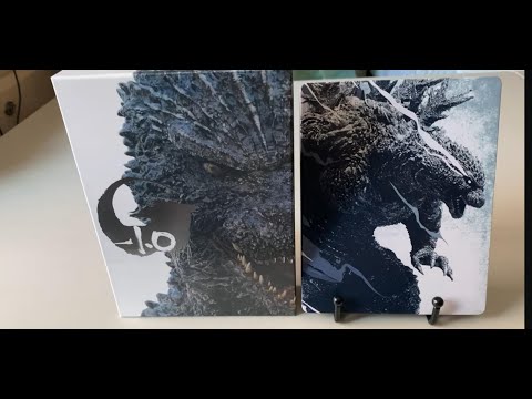Godzilla Minus One 4k Blu ray Steelbook Unboxing Amazon Japan Exclusive