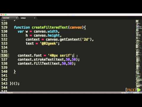 Mastering HTML5 Canvas: Working with Text | packtpub.com