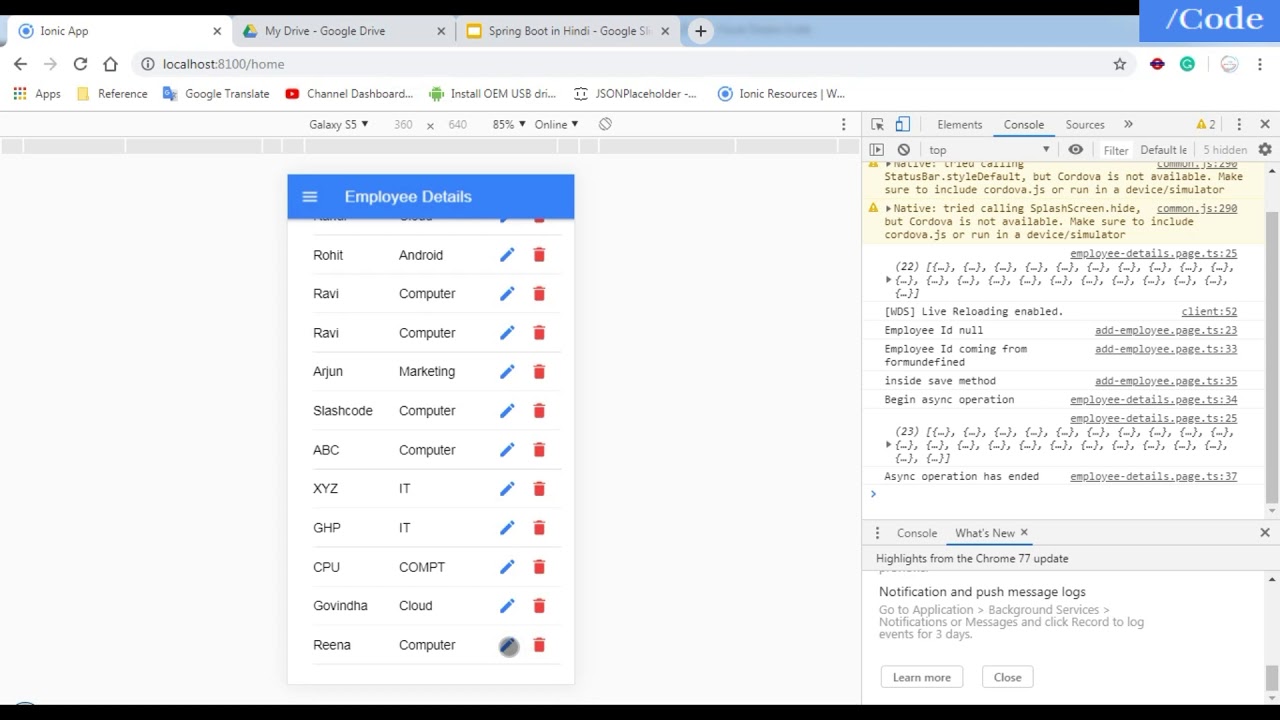 HttpPut Function in Ionic 4 with Spring Boot Rest API