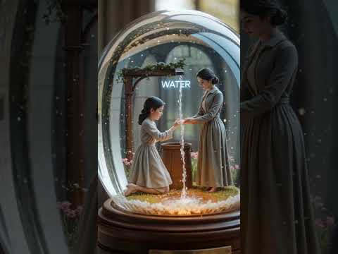 Helen Keller first word water language breakthrough 1887