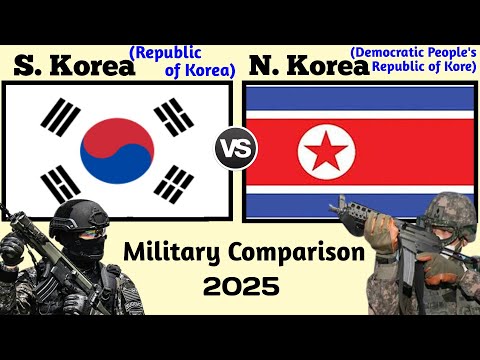 South Korea vs North Korea Military Power Comparison 2025 | North Korea vs South Korea Army 2025