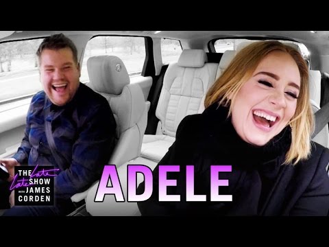 Adele Carpool Karaoke - Adele and James Corden Do Carpool Karaoke