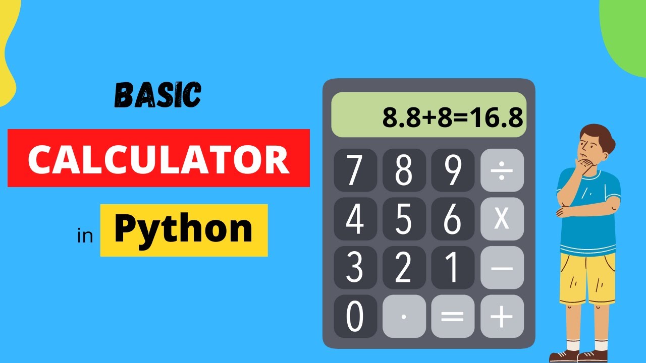 Create a Basic Calculator in Python - A Python Project for Beginners | with EXE File