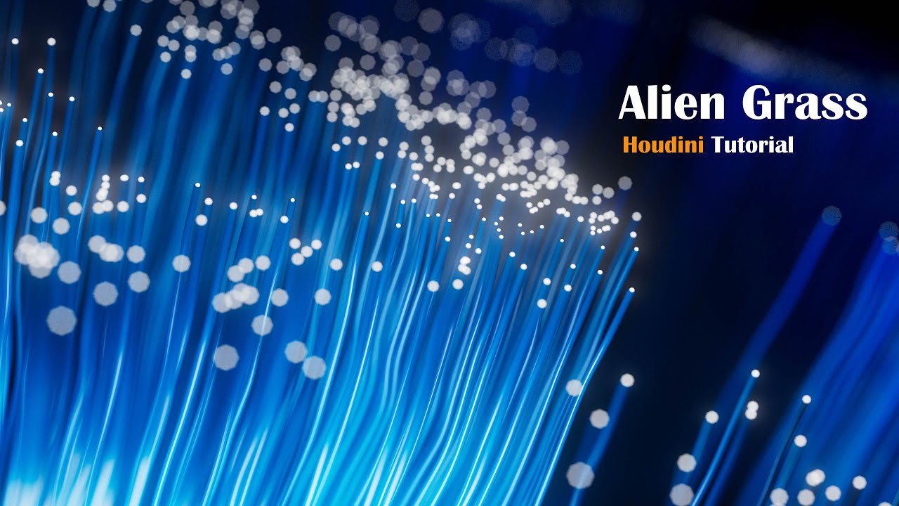 Alien Grass Houdini fx Tutorial