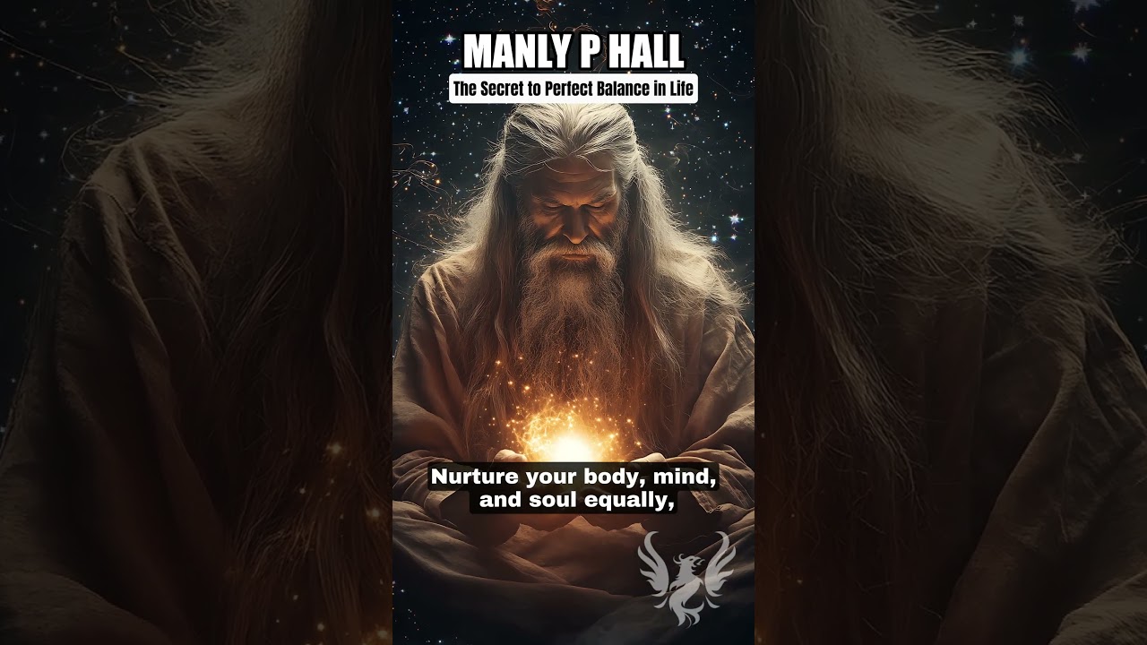💥 MANLY P HALL ❯ The Secret to Perfect Balance in Life ✨