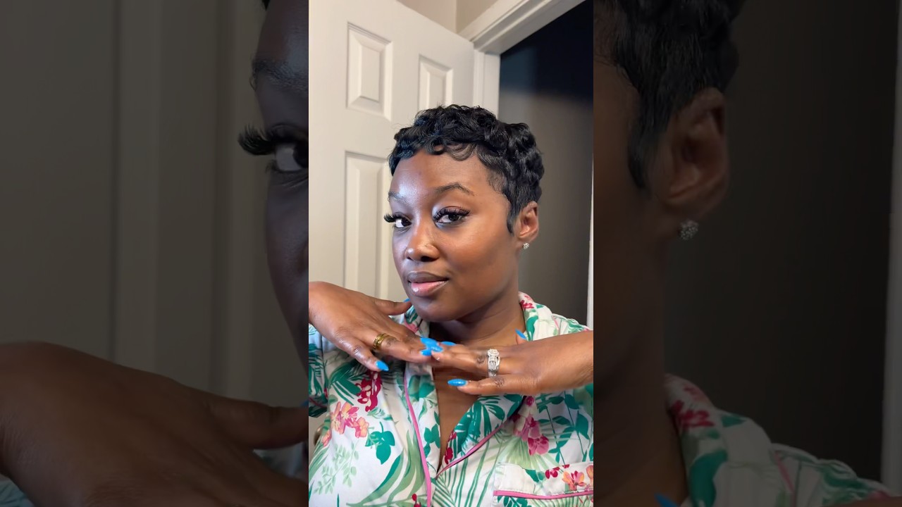How to style your pixie cut at home: Beginner friendly 💇🏾‍♀️