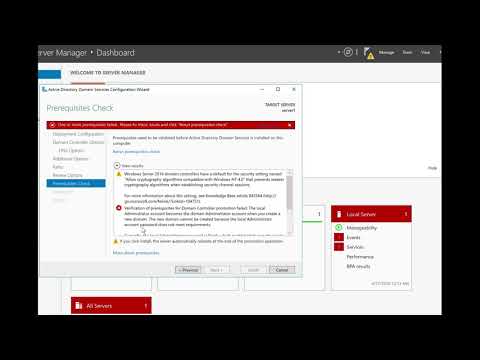 How to fix the Active Directory Domain Service.