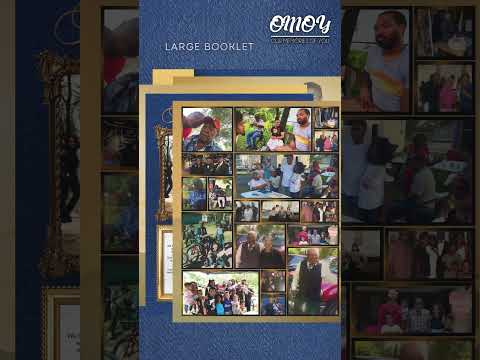 Steven Ross Junior Funeral Program Design - Large Trifold