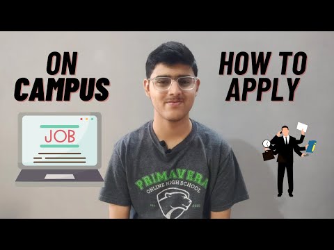 Getting an On Campus Job || ASU Fall 2023 || Undergrad and Master's in USA