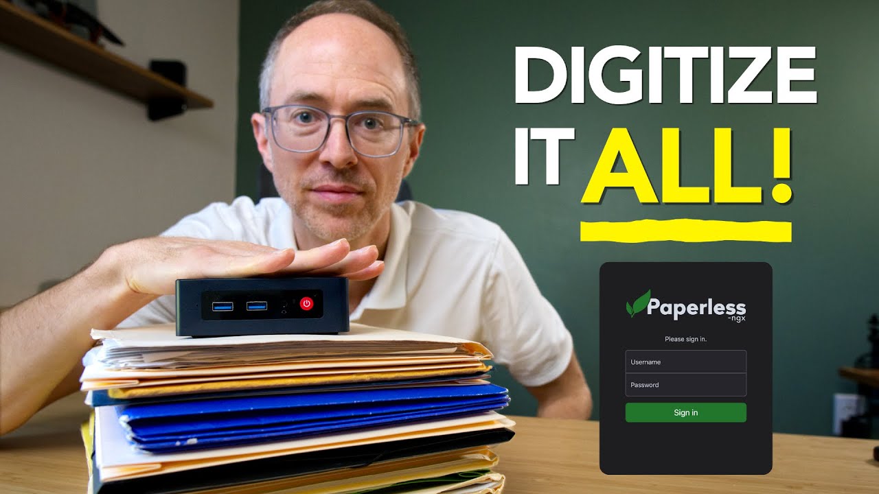 Digitize Your Life | Deploying a Paperless Document System You Can Access Anywhere