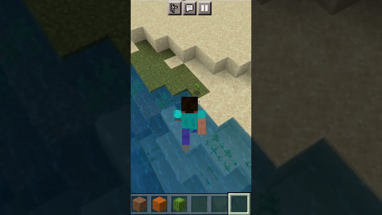 Minecraft ice x zombie no mode#shorts