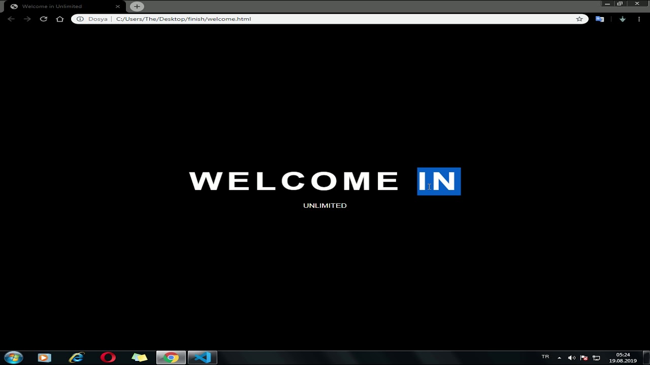 Simple Text Animation Just By Using HTML & CSS