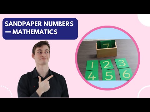 Montessori - Mathematics - Sandpaper Numbers