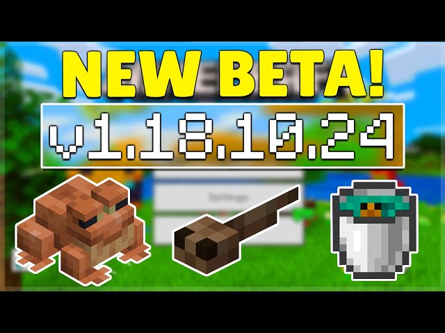 Minecraft Bedrock beta adds frogs for The Wild Update