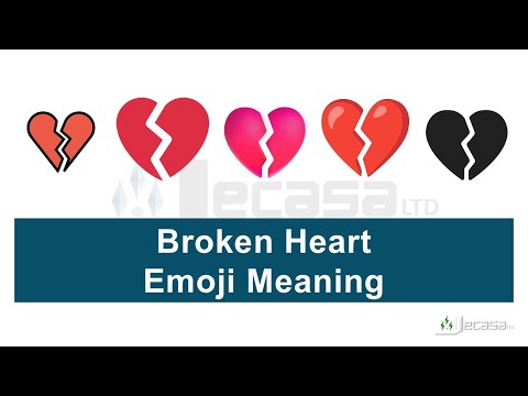 Broken Heart Emoji ๐ Meaning | Learning Emojis