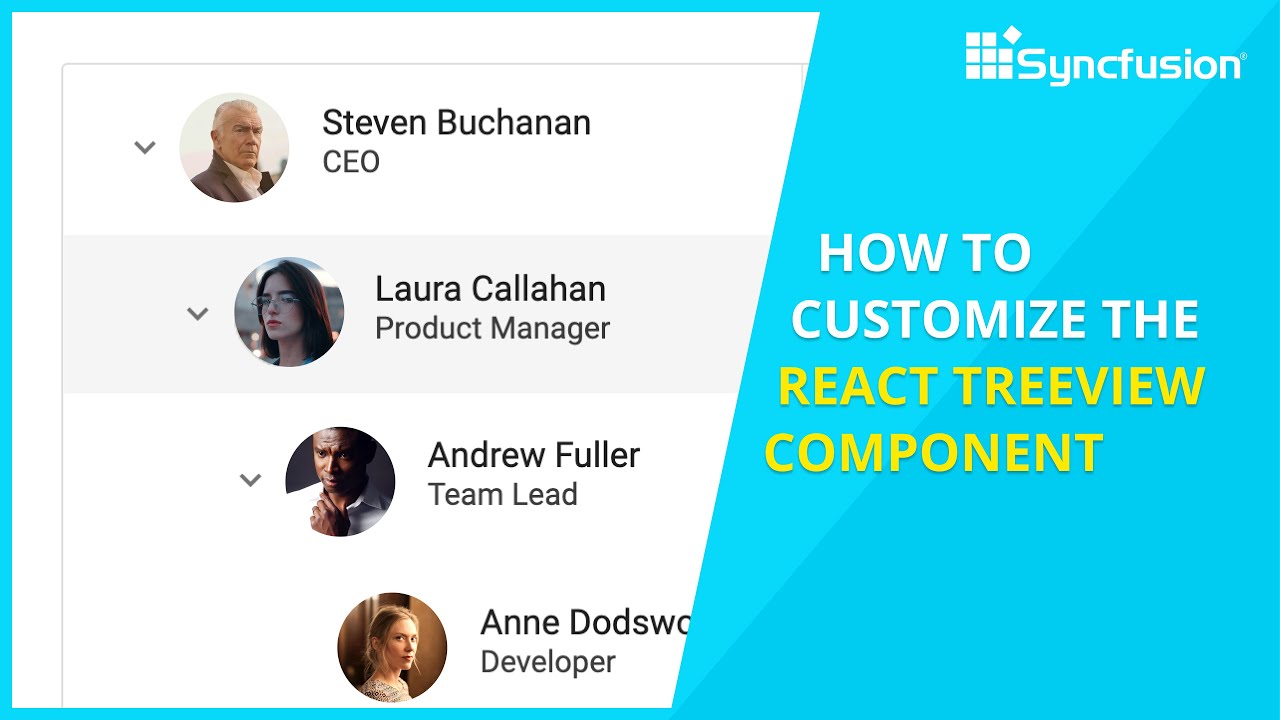 How to Customize the React TreeView Component