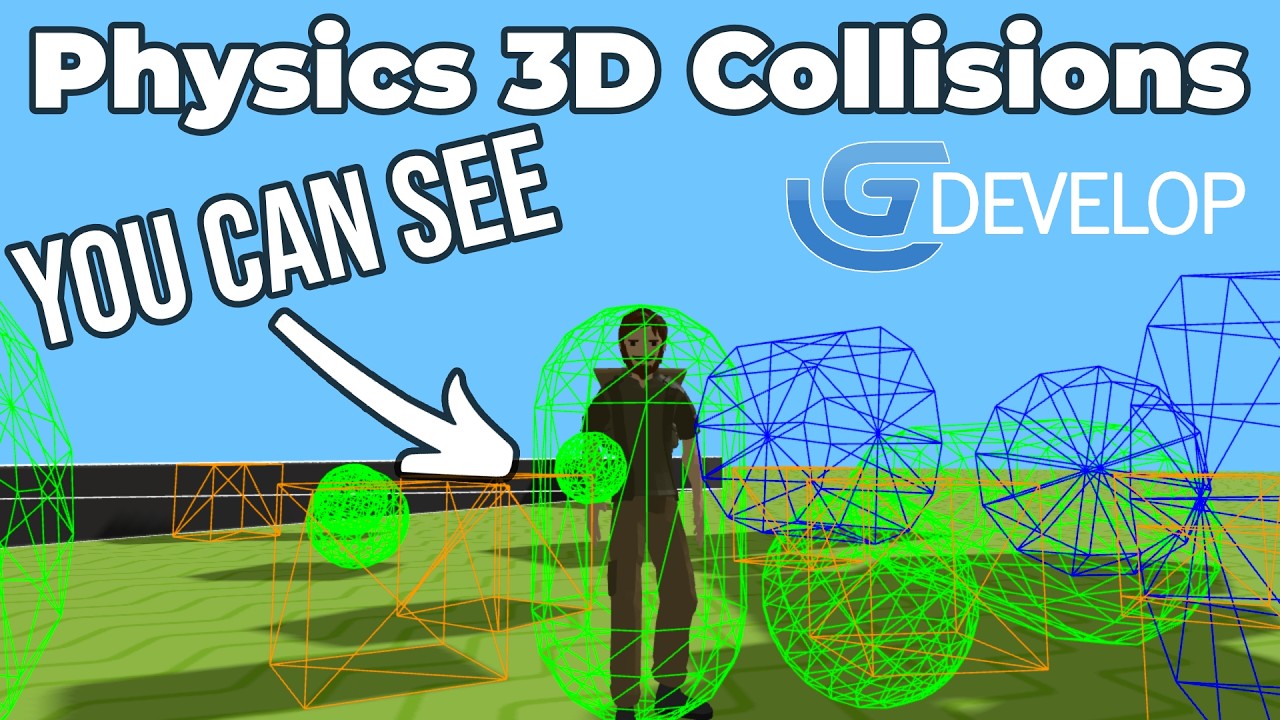 See Physics 3D Collision Shapes in Gdevelop (Extension)