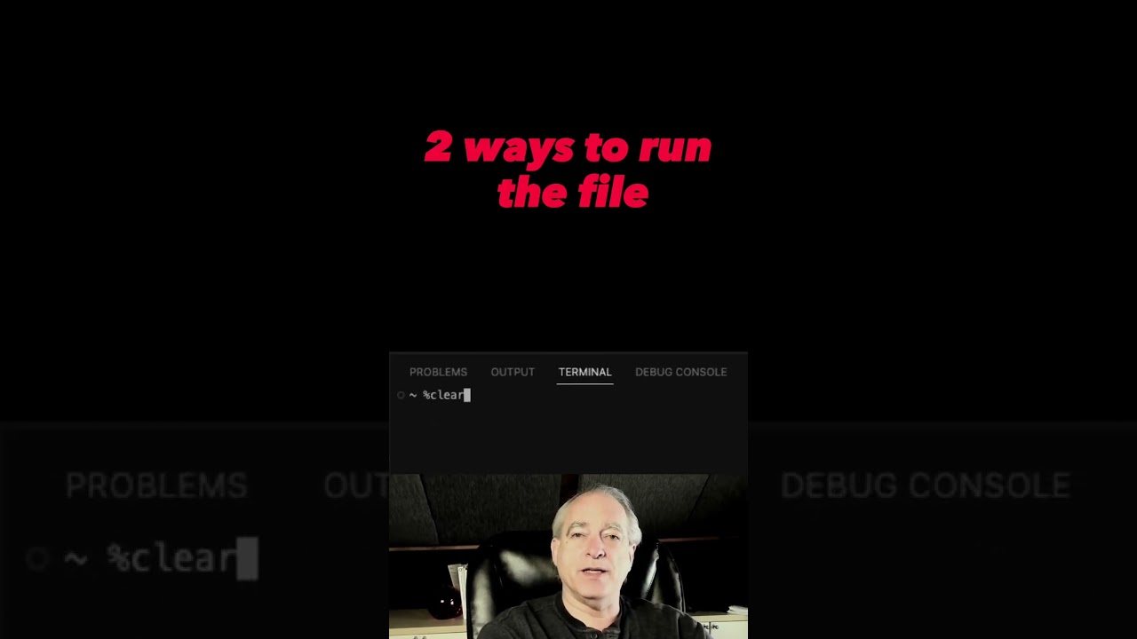Purpose of #!/usr/bin/env python on first line of Python file 🐍 #python #shorts