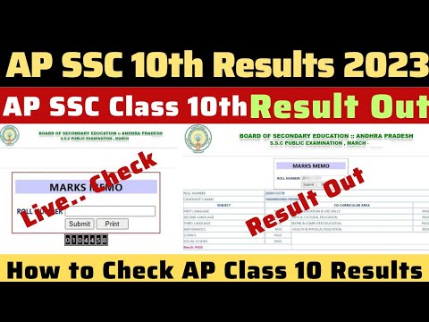 How to Check AP SSC 10th Results 2023 ? AP SSC Results 2023 Link |AP SSC Class 10th Result 2023 Live