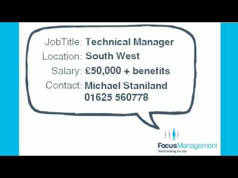 Technical Manager, South West - Food - MGS8003