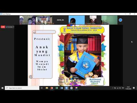 Perpisahan Akhirussanah TK Rahmaniyah Depok Kelas B2 Tahun 2020