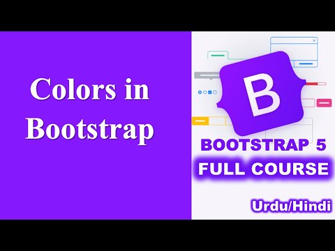Learn Colors in Bootstrap | Changing Color in Bootstrap 5 | Bootstrap Tutorials - Mind Luster