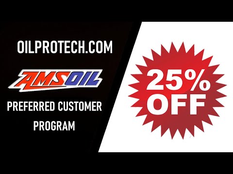 Amsoil Preferred Customer Program Reduced Pricing of up to 25% on every order.