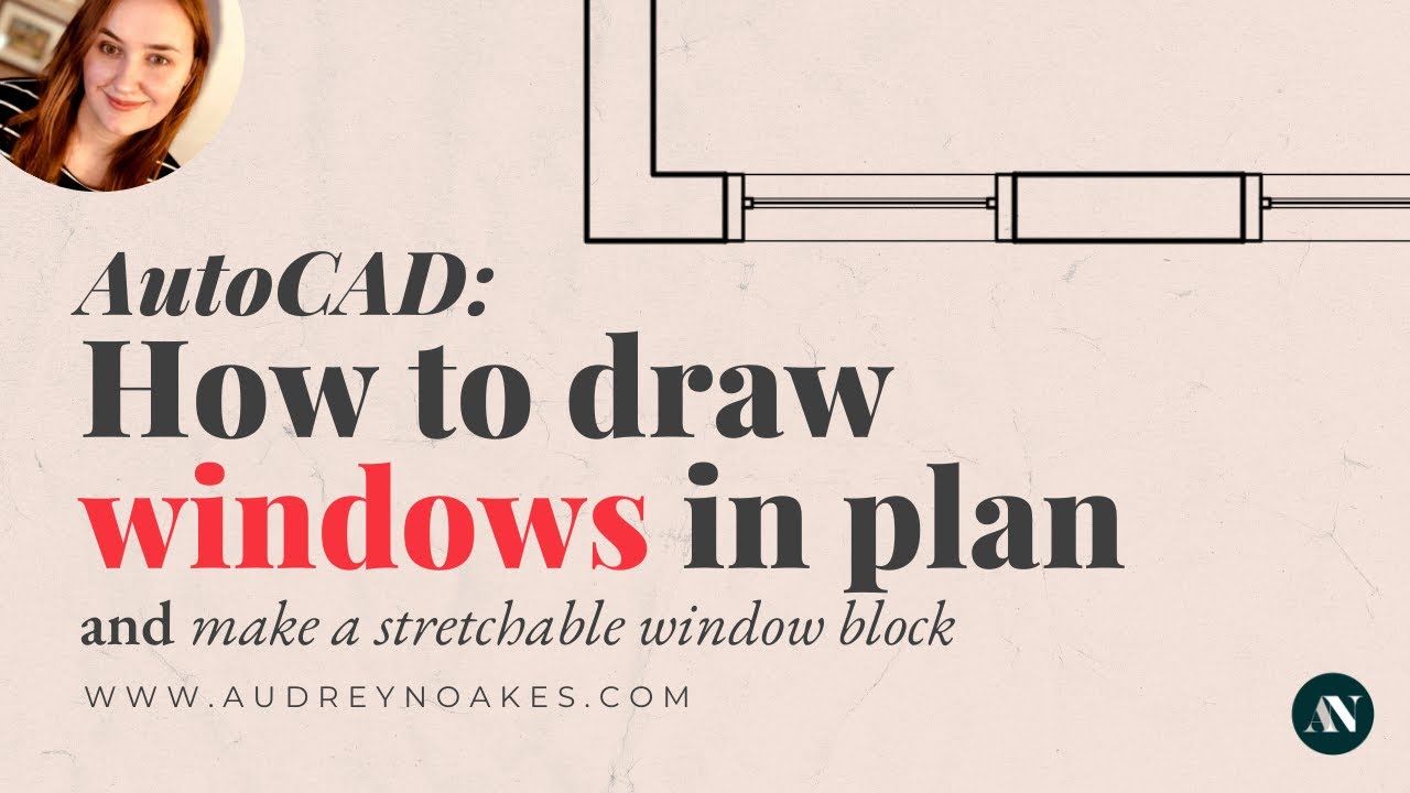 AutoCAD: How to draw windows in plan with good line weights plus make stretchable