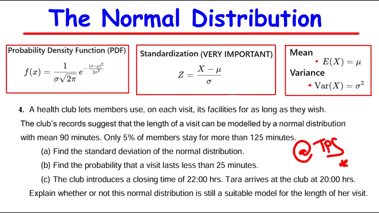 The Normal Distribution Practice Question 4 | Standard Deviation & Probability