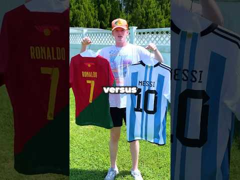 Messi VS Ronaldo, Jersey Mana yang Lebih Bagus?
