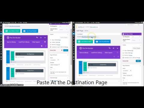 How to Copy a Divi Section from One Page to Another
