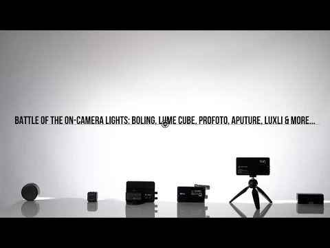 On-Camera Lights: Boling P1, Lume Cube 2.0 & Bi-Color LED Panel, Profoto C1 Plus, Spiffy Gear Lumee