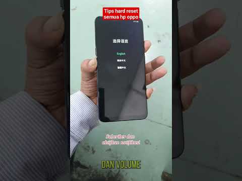 tips hard reset dan munculkan kode wipe data semua tipe hp oppo...