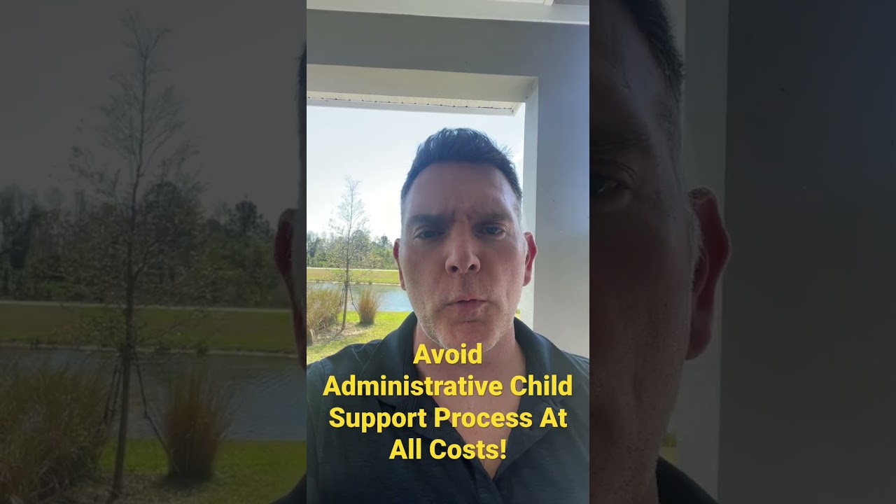 Avoid the administrative child support process at all costs #childsupport ￼
