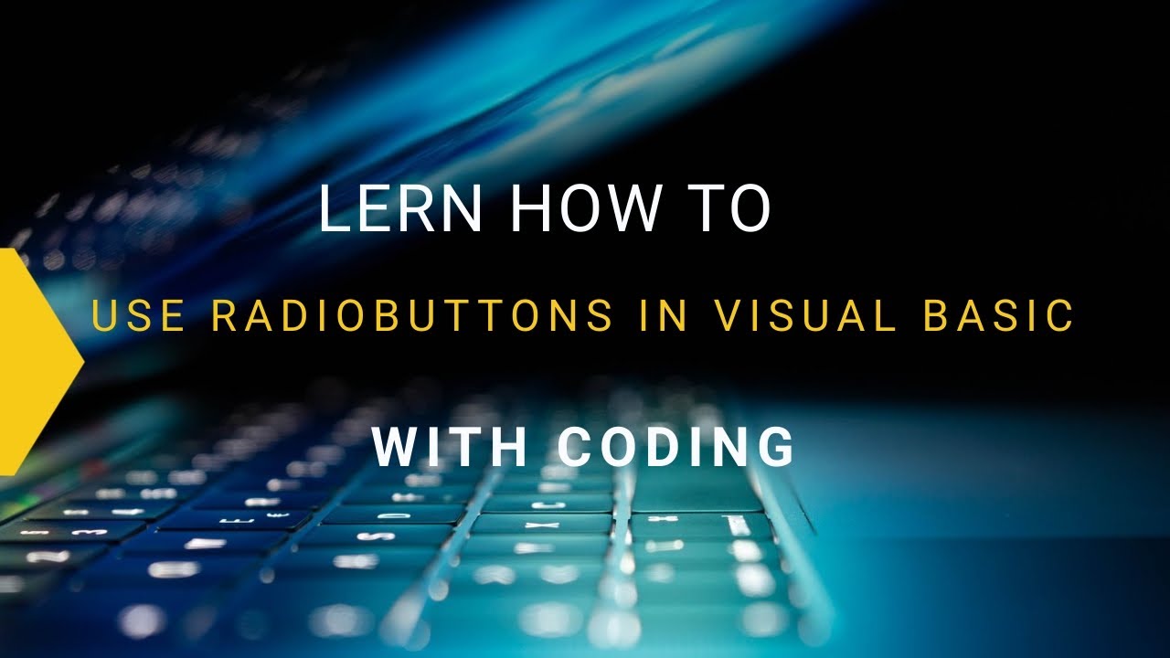 Visual Basic Net Tutorial 8  How To Use RadioButtons and CheckBoxes in Visual Basic