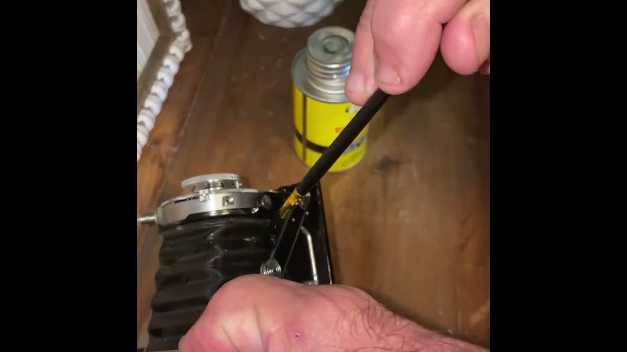 Fixing Light Leaks On An Antique Bellows Camera