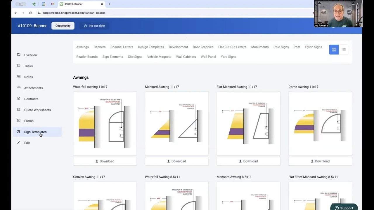 Unlock free sign templates with a SignTracker Trial