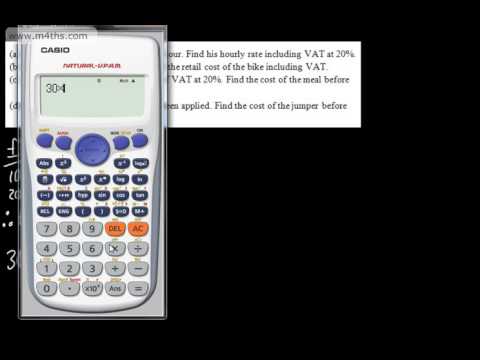 Watch “9-1 GCSE Maths – VAT (Value Added Tax)” on YouTube – QAAWyrdMaths
