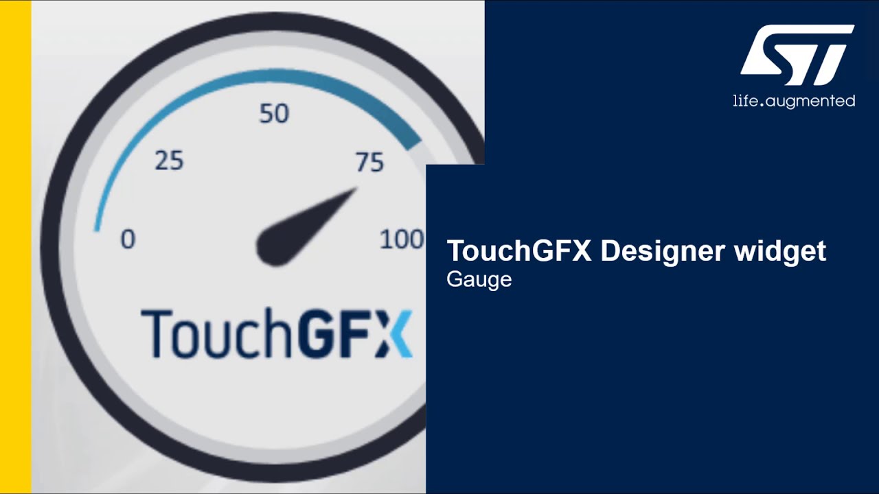 TouchGFX Widget: Gauge
