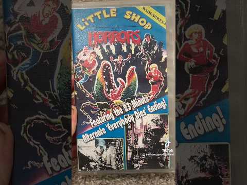 Little Shop of Horrors movie collection #80snostalgia #60s #littleshopofhorrors #vhs #dvd #bluray