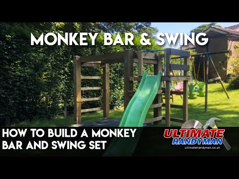 How to build a monkey bar and swing set