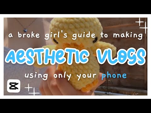 How to make Aesthetic Videos using ONLY your Phone (FOR FREE) | ♡ | Easy Tutorial